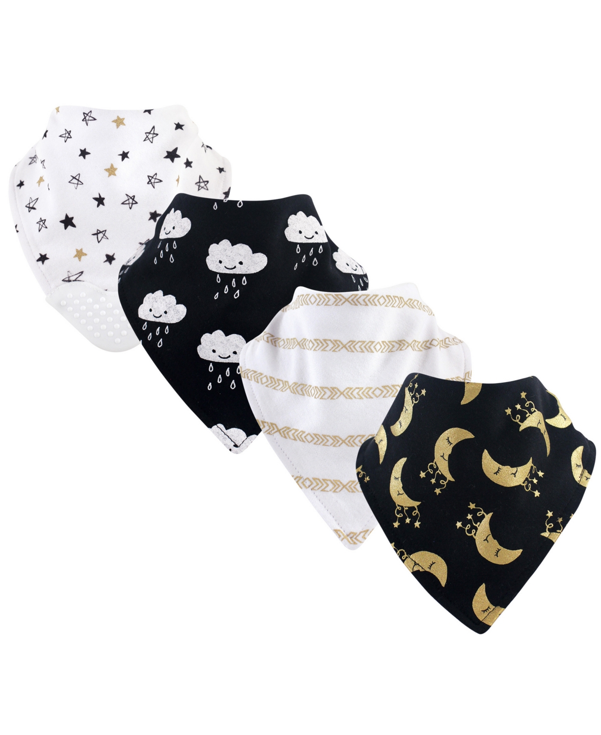 Click here for Yoga Sprout Bandana Bibs with Teether  4-Pack  One... prices