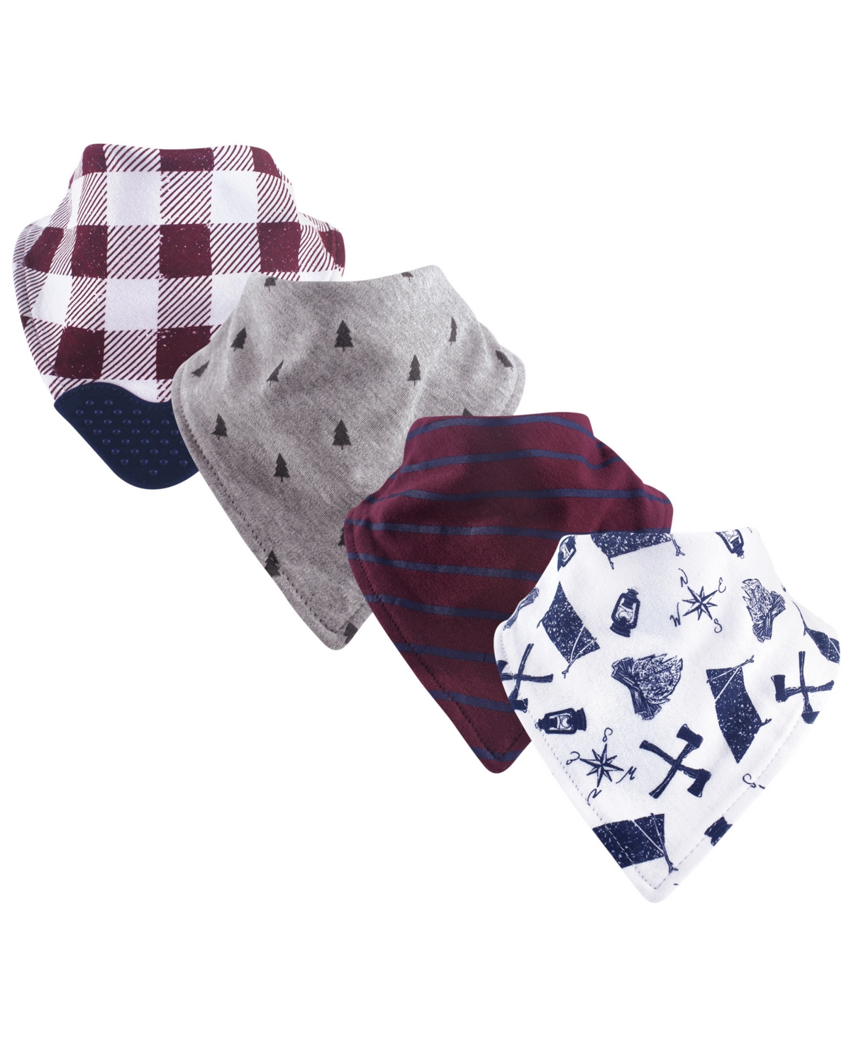 Click here for Yoga Sprout Bandana Bibs with Teether  4-Pack  One... prices