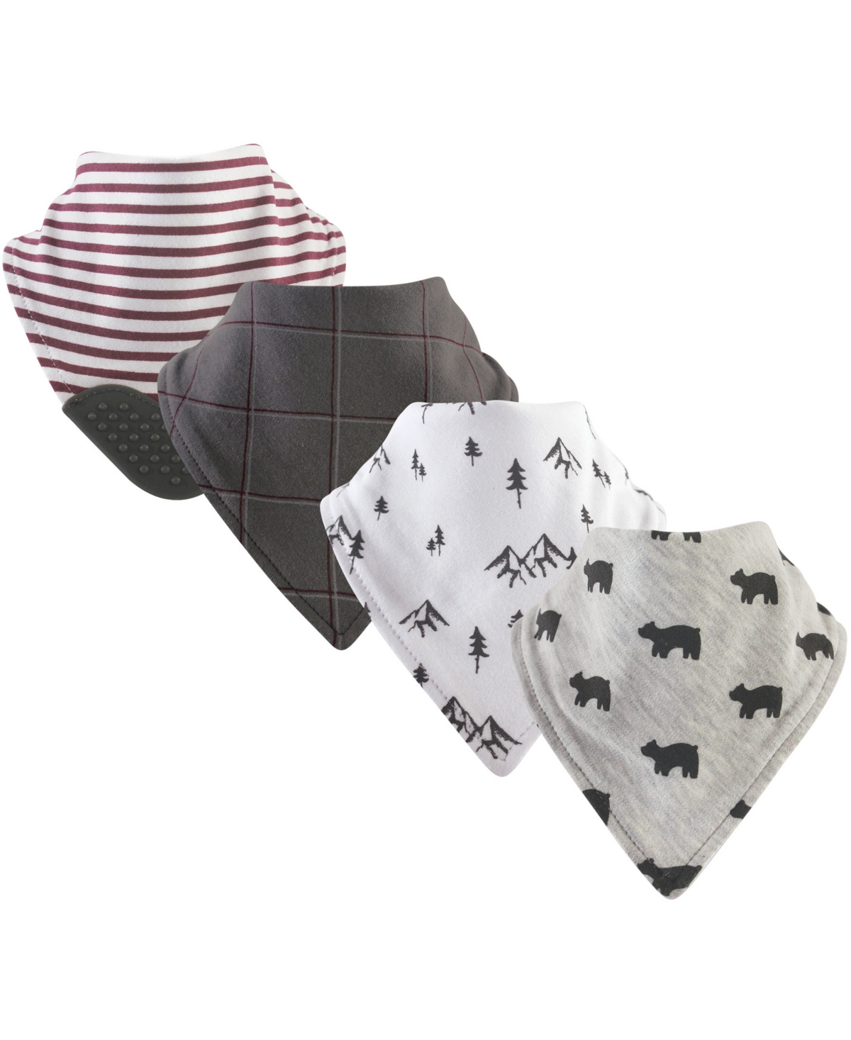 Click here for Yoga Sprout Bandana Bibs with Teether  4-Pack  One... prices