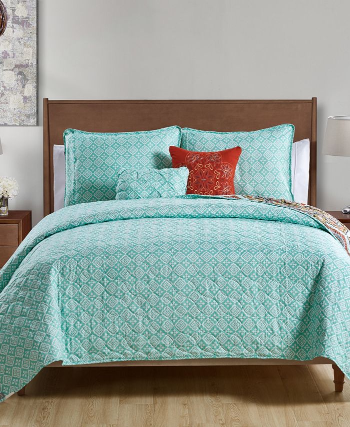 VCNY Home Yara Quilt Set 4 Piece Twin XL Quilt Set - Macy's