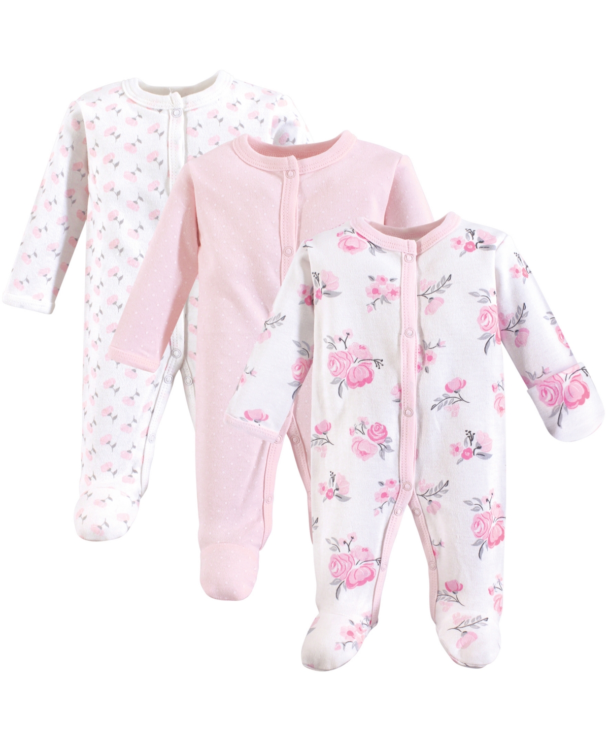 Click here for Hudson Baby Baby Girls Hudson Cotton Preemie Sleep... prices