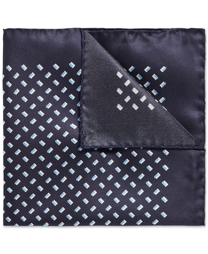 Hugo Boss Men's Patterned Silk Pocket Square - Macy's