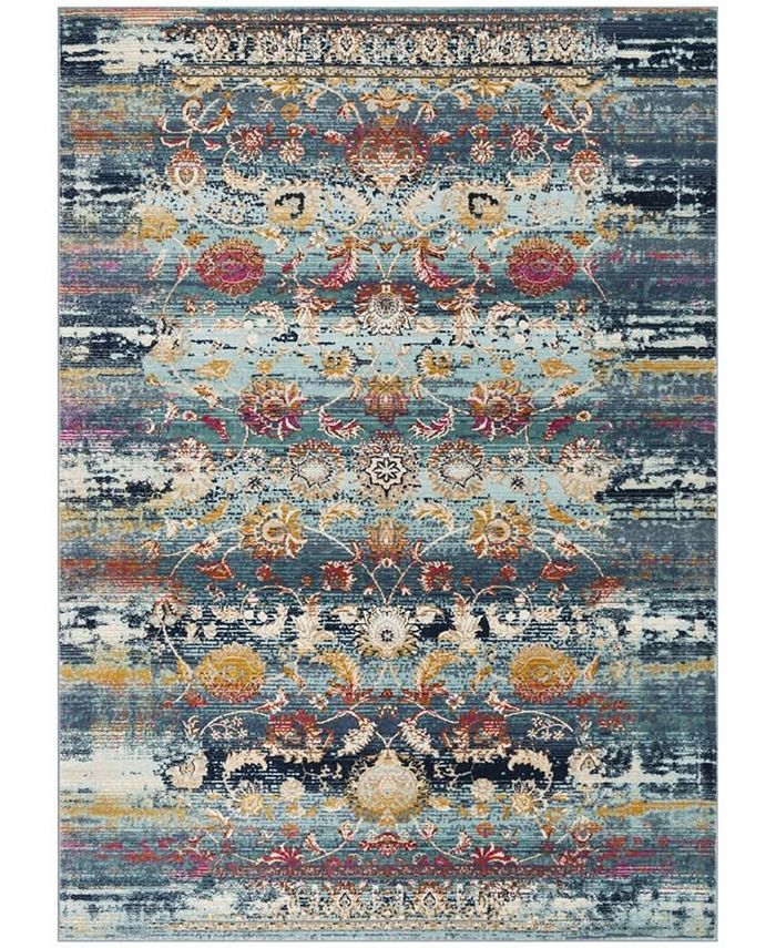 Safavieh Baldwin Teal and Beige 9' x 12' Area Rug - Macy's
