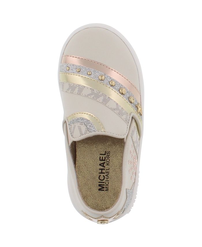 Michael Kors Toddler Girls Jem Starlight-t Slip On Sneakers - Macy's