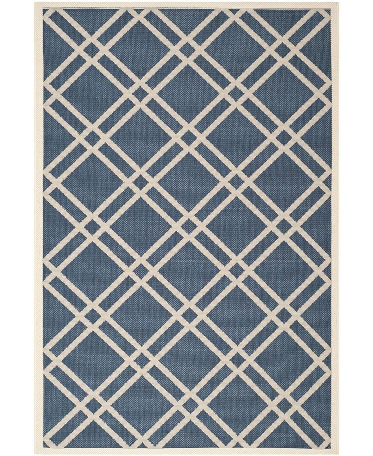 Click here for Safavieh Courtyard CY6923 Navy and Beige 53 x 77 S... prices