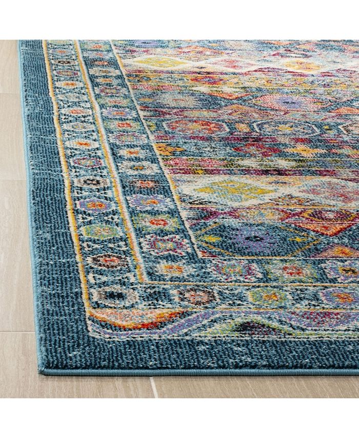 Safavieh Madison Teal and Fuchsia 5'3" x 7'6" Area Rug - Macy's