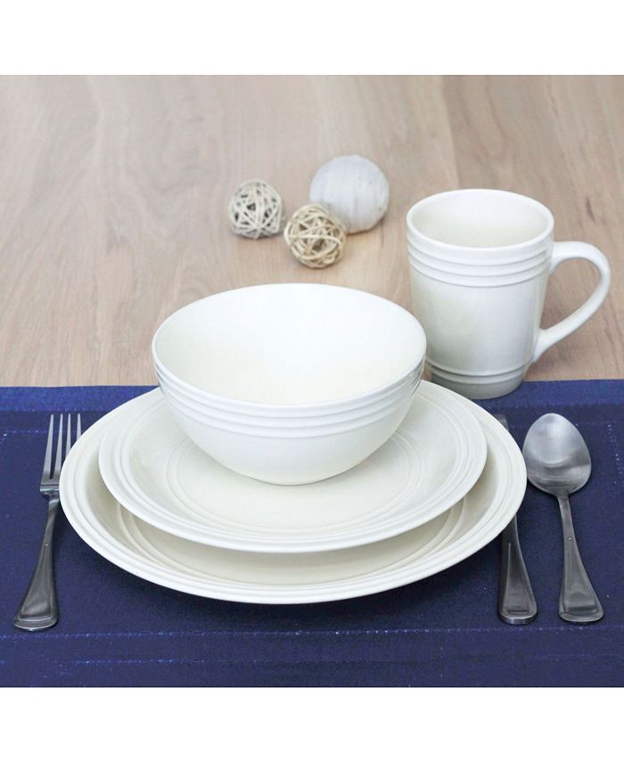 Baum Allure 16 Piece Dinnerware Set, Service for 4 - Macy's