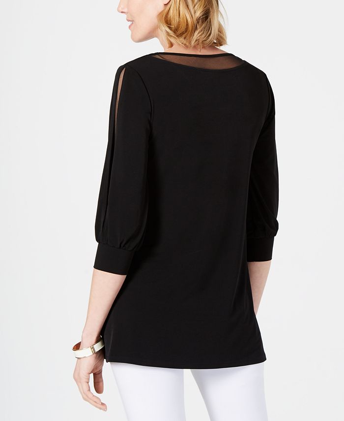 JM Collection Illusion Swing Tunic, Created for Macy's - Macy's