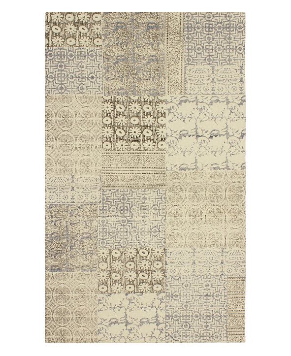 French Connection Boise Stonewash Printed Cotton 30" x 50" Accent Rug ...