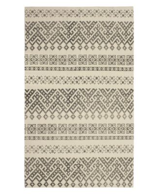 French Connection Maie Stonewash Printed Cotton 30" x 50" Accent Rug ...