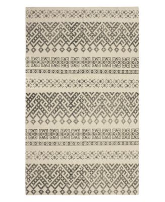 French Connection Maie Stonewash Printed Cotton 30" x 50" Accent Rug ...