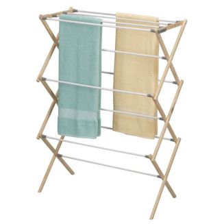 Household Essentials Pine Wood X-Frame Drying Rack - Macy's