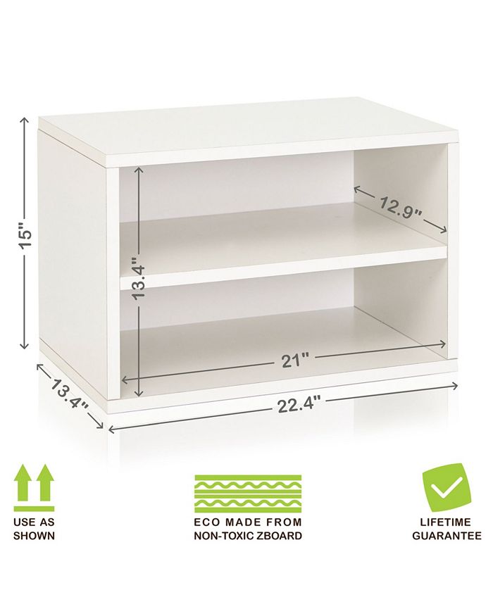 Way Basics Divider Blox Eco Friendly Storage and Stackable Shelving ...