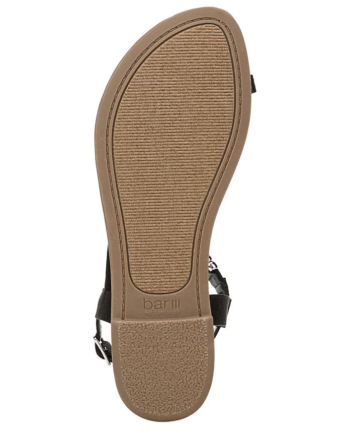 Bar III Vella Flat Sandals, Created for Macy's & Reviews - Sandals ...