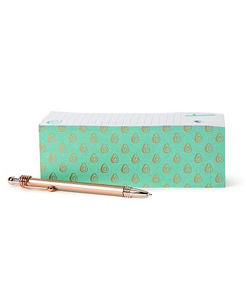 Tri-Coastal Design "A" Note Pad with Pen Set - Macy's