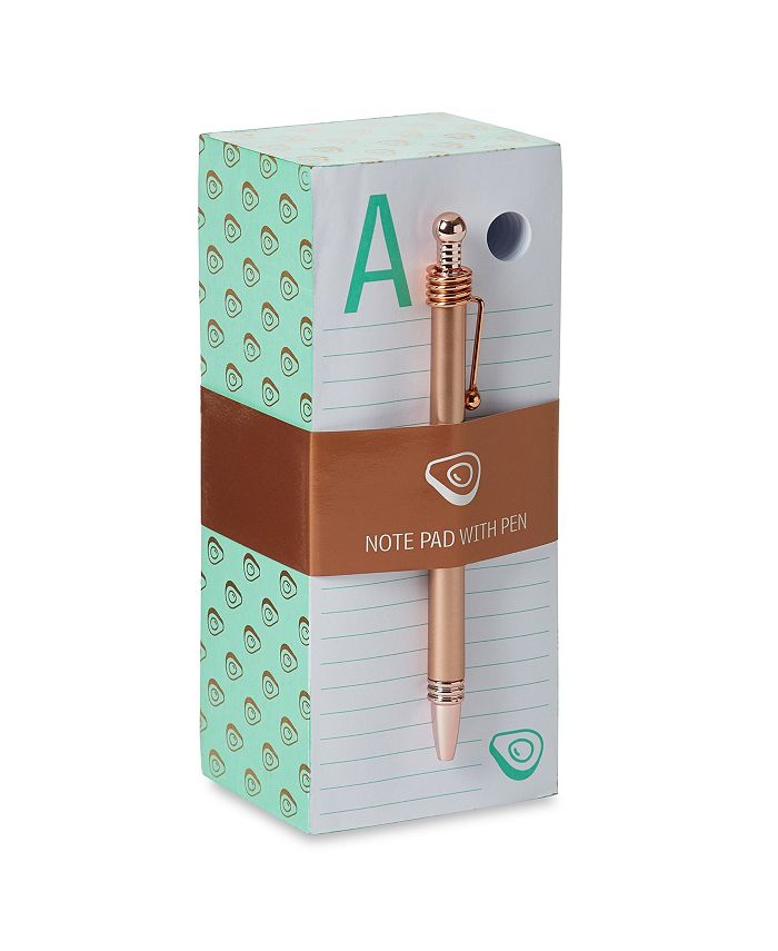 Tri-Coastal Design "A" Note Pad with Pen Set - Macy's