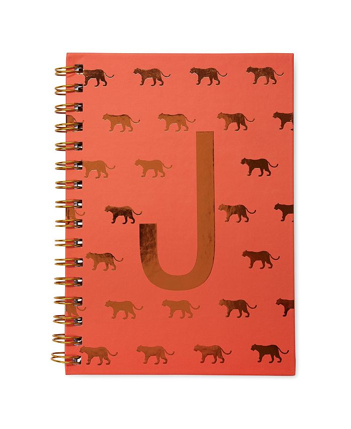 Tri-Coastal Design Monogram Spiral Notebook "J" - Macy's