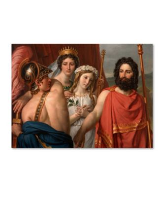 David 'The Anger Of Achilles' Canvas Art - 24" x 18" x 2" - Macy's