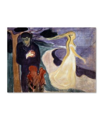 Edvard Munch 'Separation' Canvas Art - 19" x 14" x 2" - Macy's