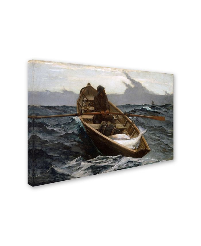 Trademark Global Homer 'The Fog Warning' Canvas Art - 47" x 30" x 2 ...