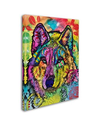 Trademark Global Dean Russo 'The Stare of the Wolf' Canvas Art - 24" x ...