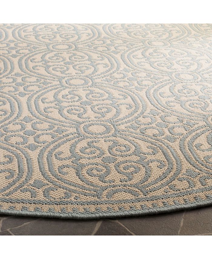Safavieh Linden LND134 6'7" x 6'7" Round Area Rug - Macy's