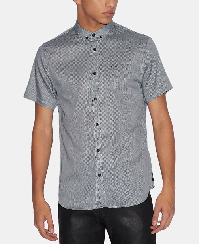 A|X Armani Exchange Men's Pebble Shirt - Macy's