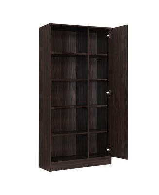Amelia Mid Century Faux Wood Bookcase - Macy's