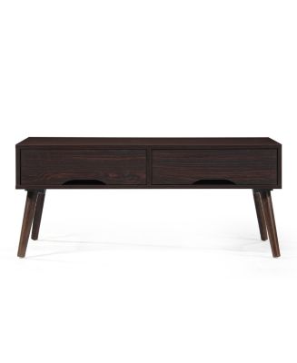 Noemi Mid Century Modern Fiberboard Coffee Table - Macy's