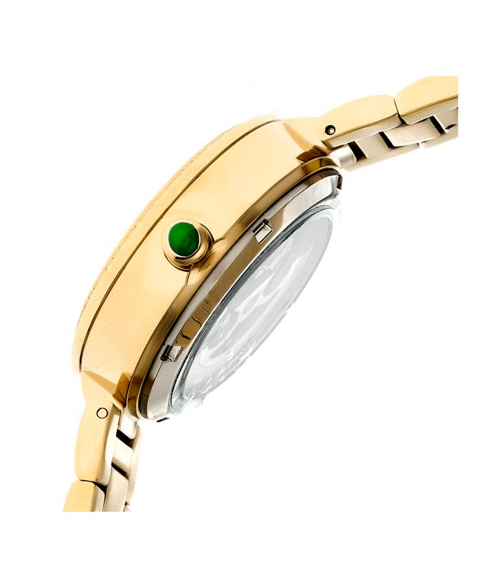 Empress Catherine Automatic Gold Stainless Steel Watch 36mm - Macy's