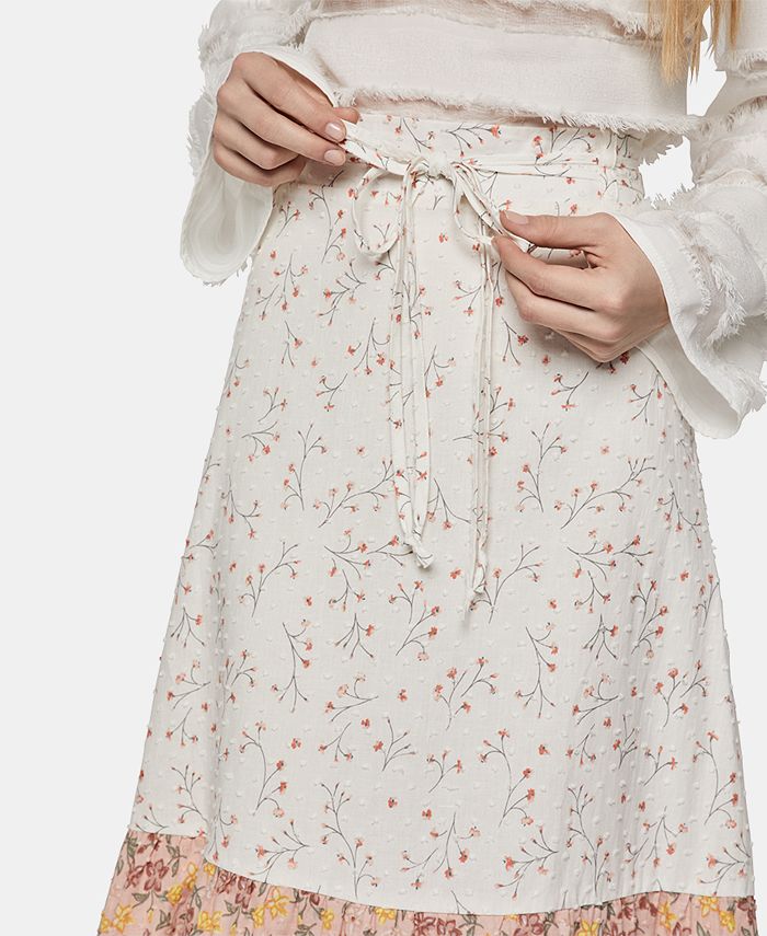 BCBGeneration Floral-Print Maxi Skirt - Macy's