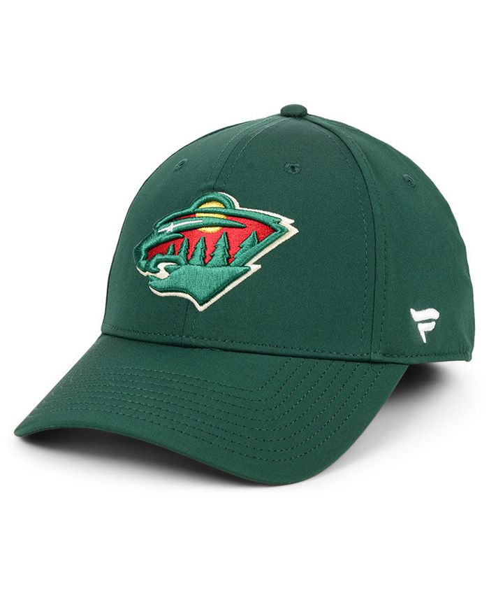 Authentic NHL Headwear Minnesota Wild Basic Flex Stretch Fitted Cap ...