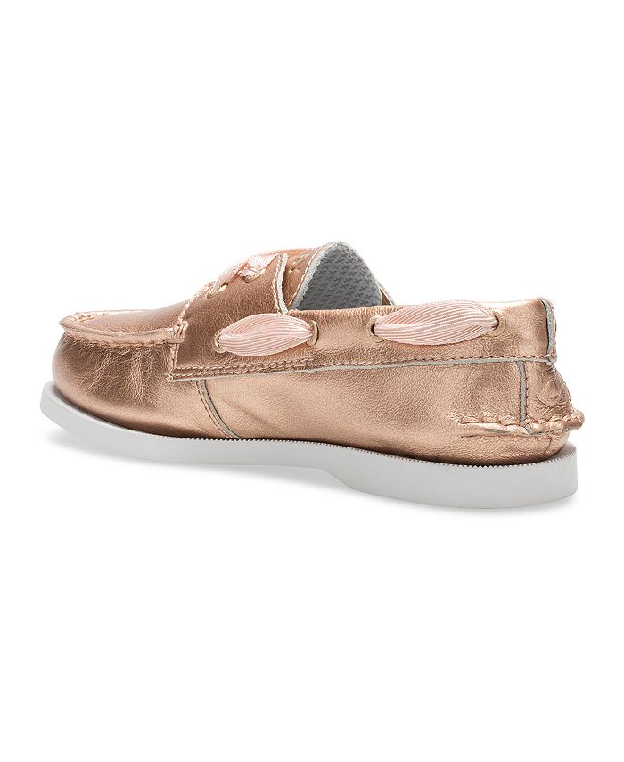 Sperry Little & Big Girls Authentic Original Satin Lace Boat Shoe - Macy's