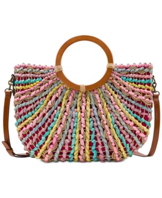 Patricia Nash Lesa Multicolor Straw Bag - Macy's