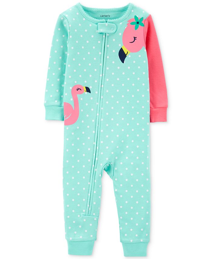 Carter's Toddler Girls Cotton Flamingo Pajamas - Macy's