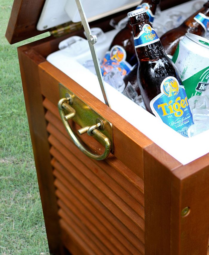 northbeam Wooden Patio Cooler - Macy's