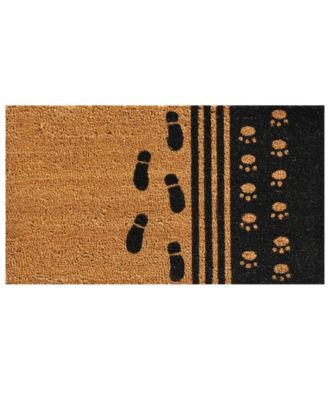 Man's Best Friend 17" x 29" Coir/Vinyl Doormat - Macy's