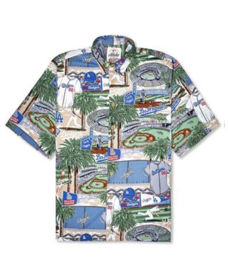 Authentic MLB Apparel Men's Los Angeles Dodgers Aloha Print Button Up ...