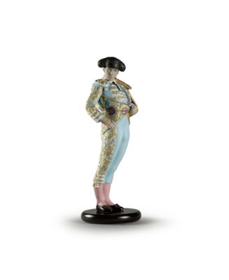 Lladró Bull Fighter Blue Figurine - Macy's