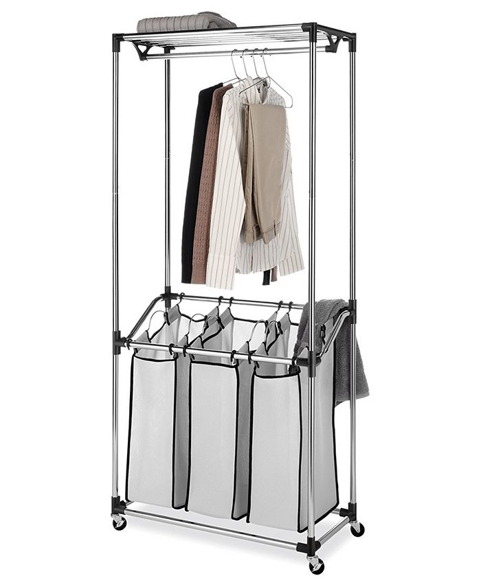 Whitmor Chrome Laundry Center & Sorter - Macy's