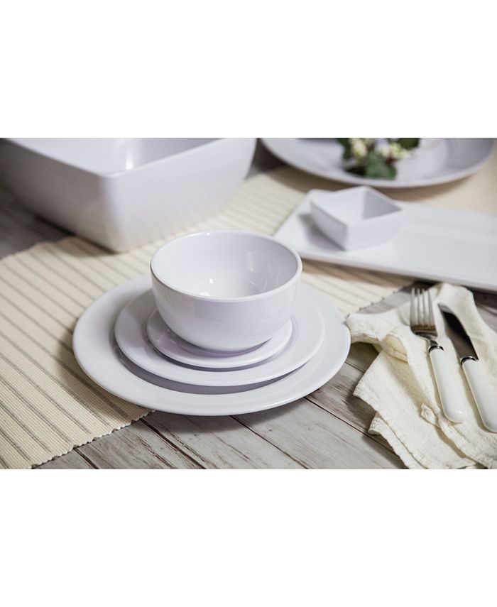 Q Squared Diamond Melamine Dinnerware Collection & Reviews - Dinnerware ...