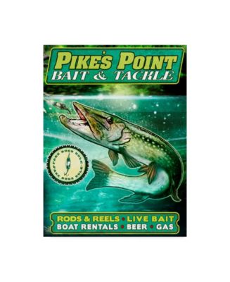 Old Red Truck 'Pike' Canvas Art - 32" x 24" x 2" - Macy's