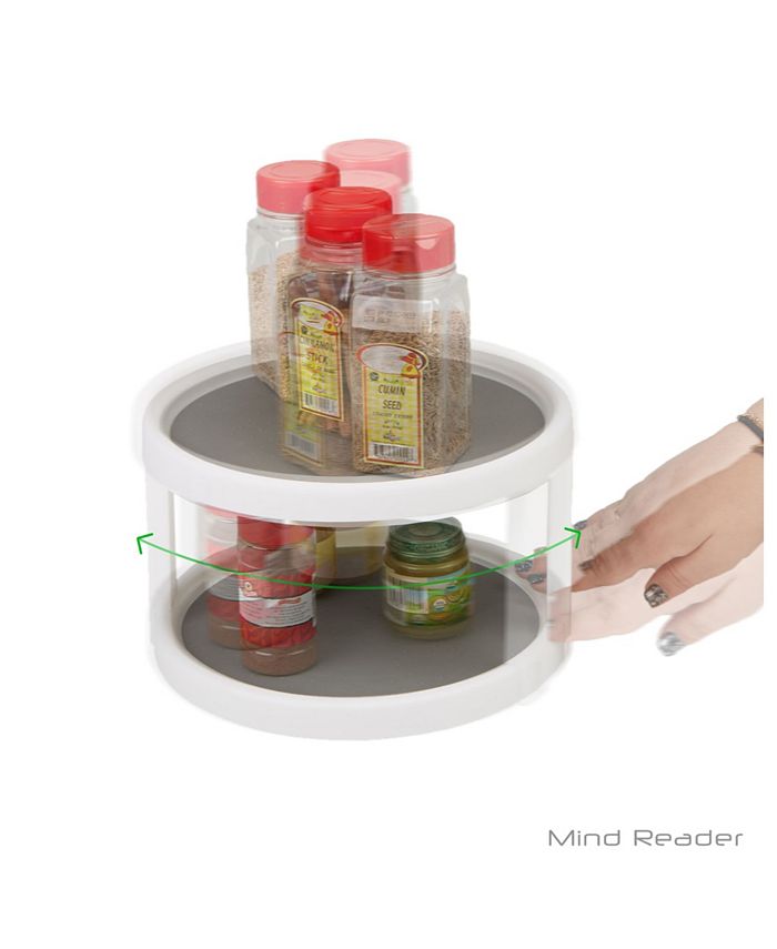 Mind Reader 2-Tier Kitchen Storage Spice Rack Counter top Organizer ...