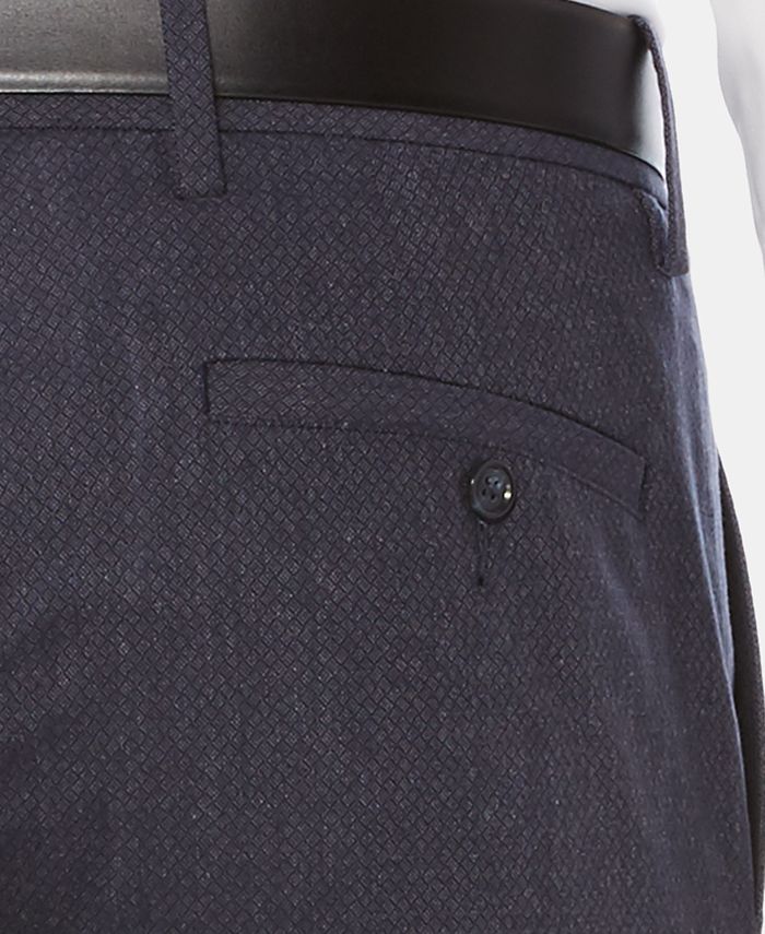 Perry Ellis Men's Slim-Fit Dobby Stretch Chinos - Macy's
