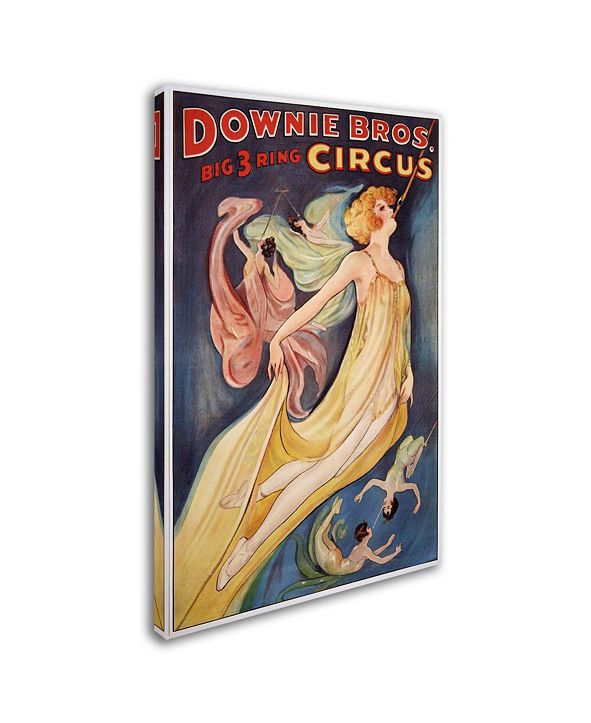 Trademark Global Vintage Lavoie 'Circus 2' Canvas Art - 19" x 12" x 2 ...