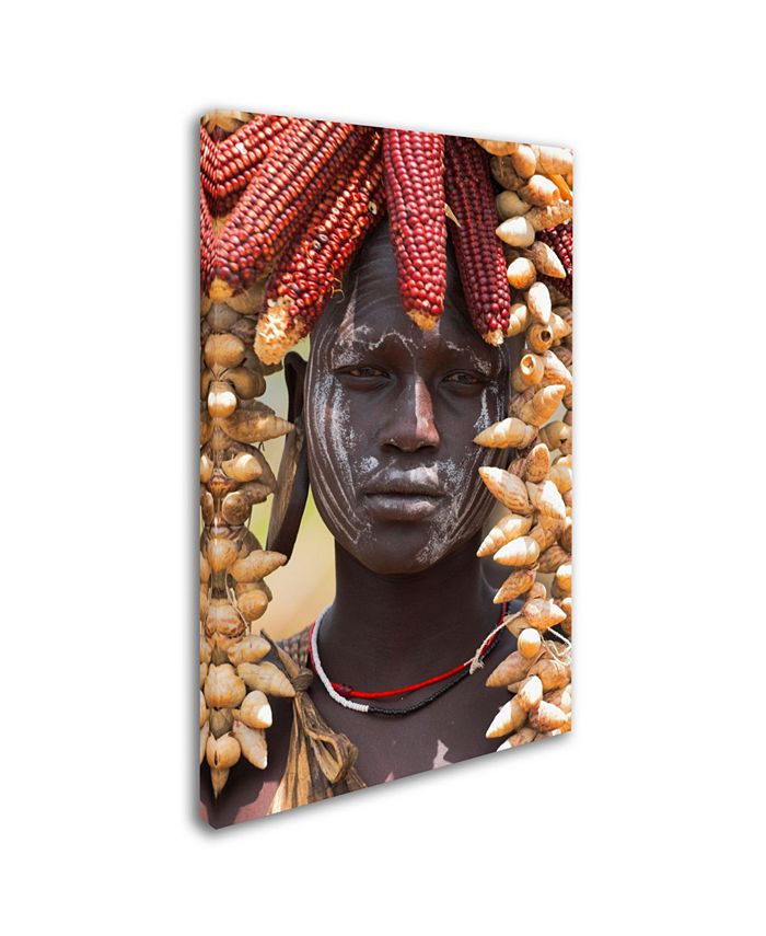 Trademark Global Robert Harding Picture Library 'Headdress' Canvas Art ...