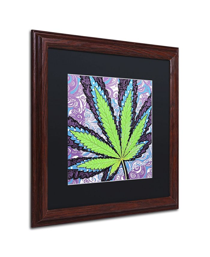 Trademark Global Potman 'Berry Jane' Matted Framed Art - 16" x 16" x 0. ...