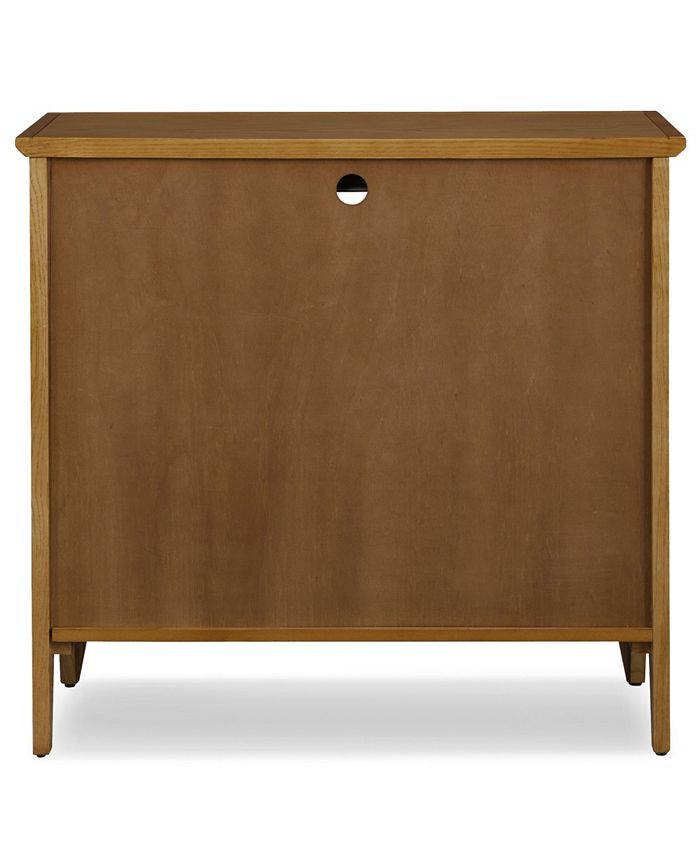 Leick Home Favorite Finds Natural Oak Entryway Curio Cabinet with ...