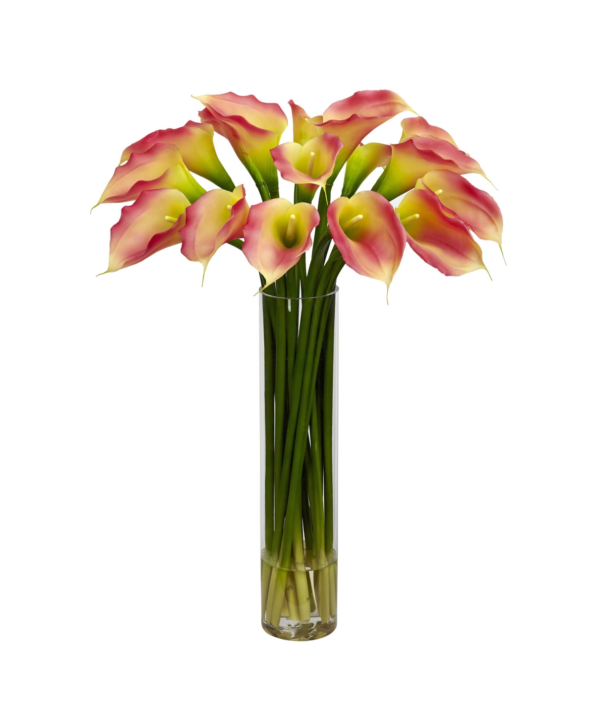 Click here for Nearly Natural Calla Lilly w/ Cylinder Silk Flower... prices