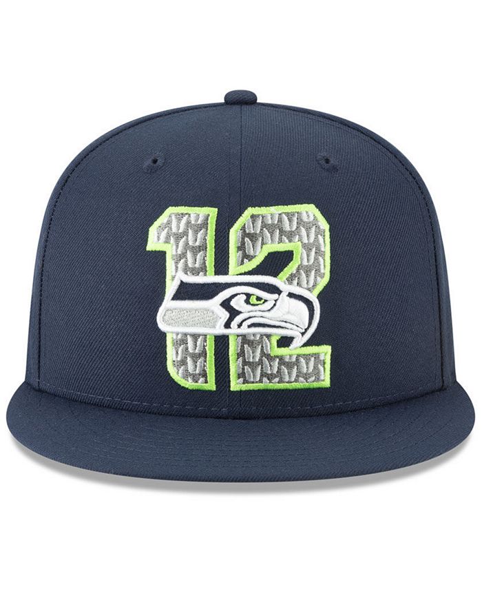 New Era Seattle Seahawks Draft 9FIFTY Snapback Cap - Macy's